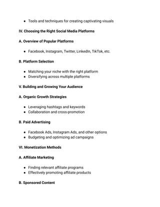 Social Media Profit Blueprint: A Guide To Monetize Your Online Presence ...