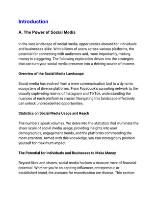 Social Media Profit Blueprint: A Guide To Monetize Your Online Presence ...