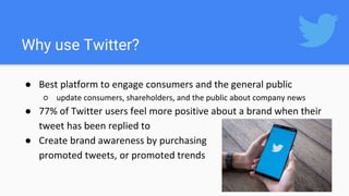Twitter Social Media Project | PPT