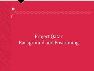 Digital Proposal for Project Qatar | PPT