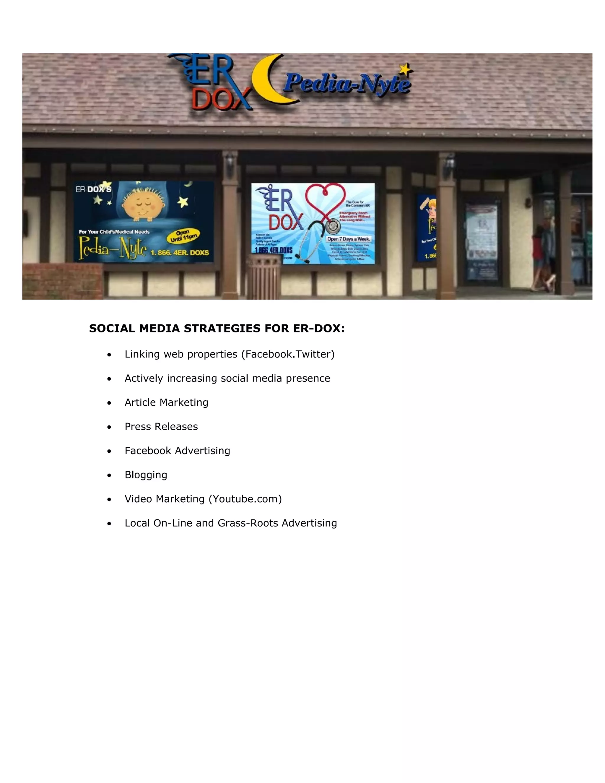 ER-DOX Social Media Strategies | PDF