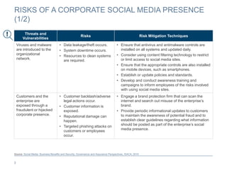 Social media risks guide | PPT