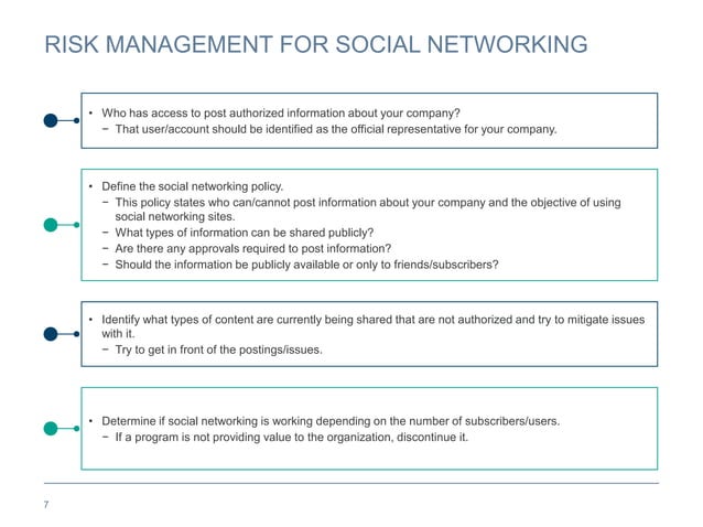 Social media risks guide | PPT