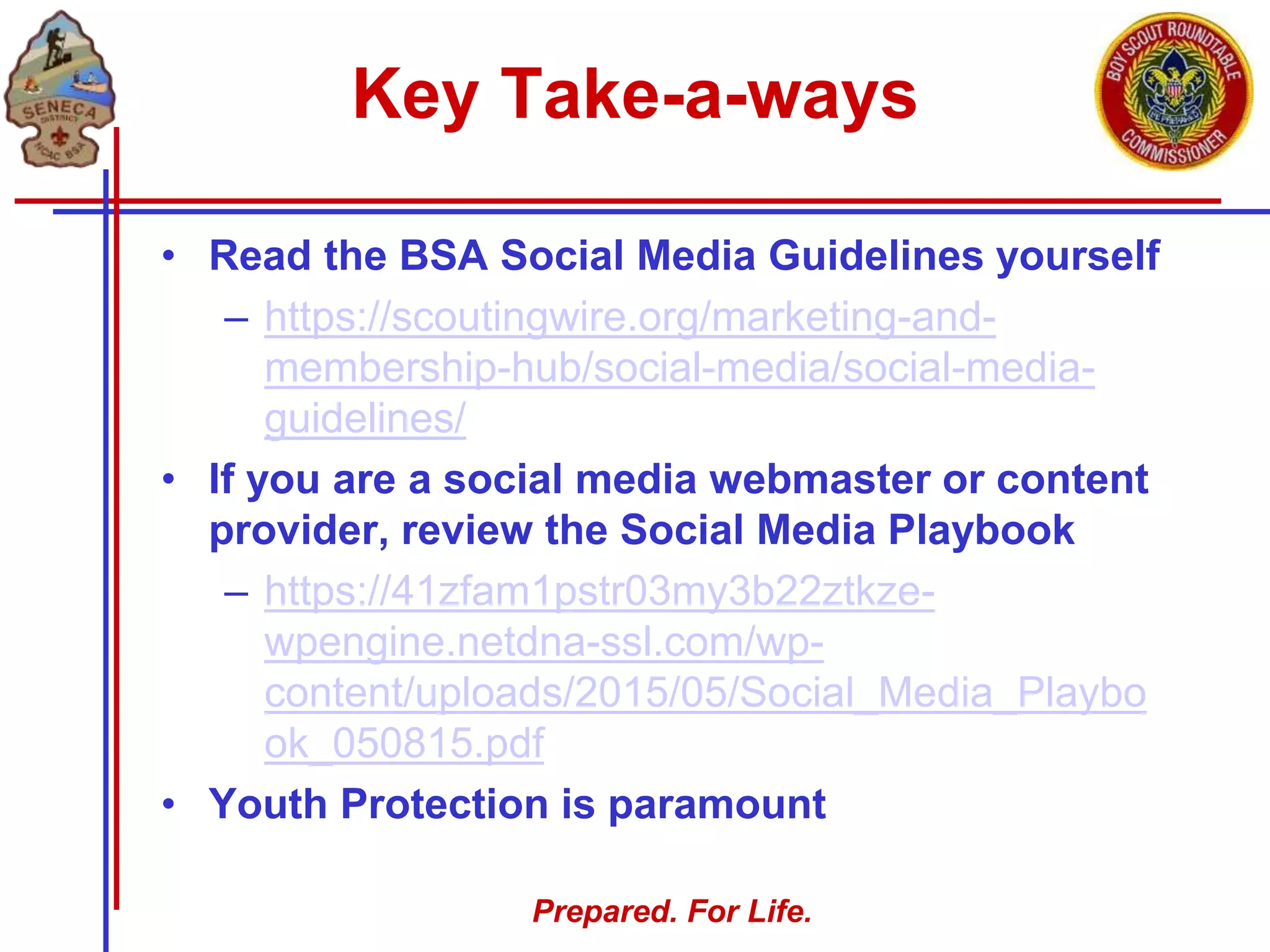 Social Media & Scouting | PPTX
