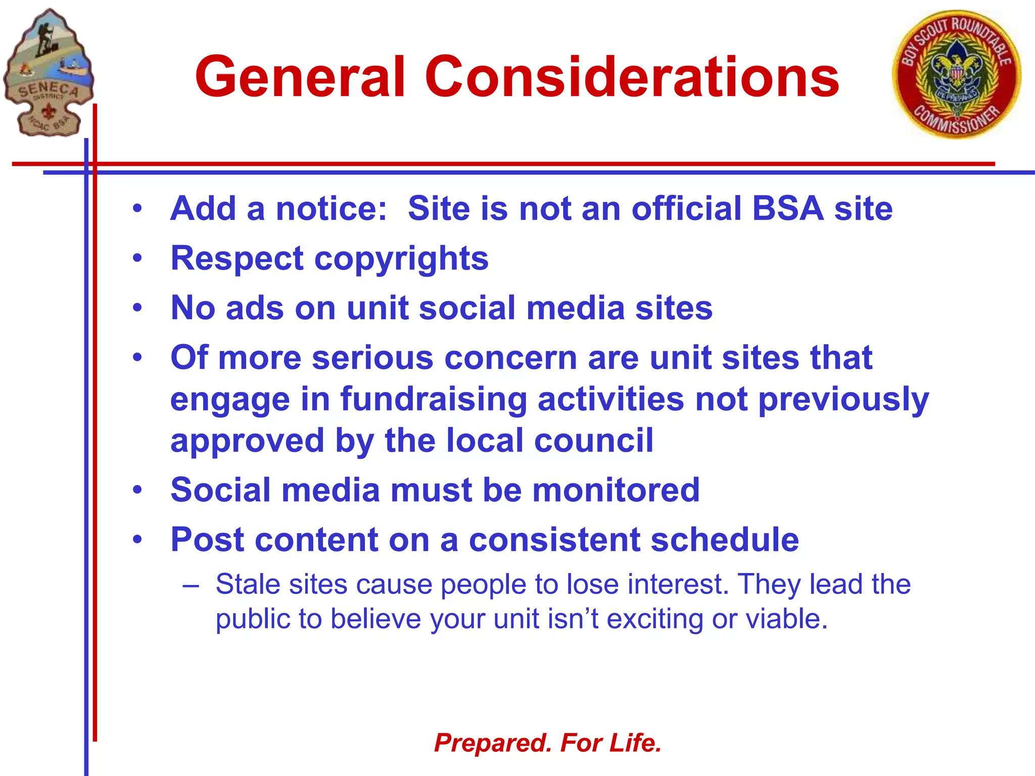 Social Media & Scouting | PPTX