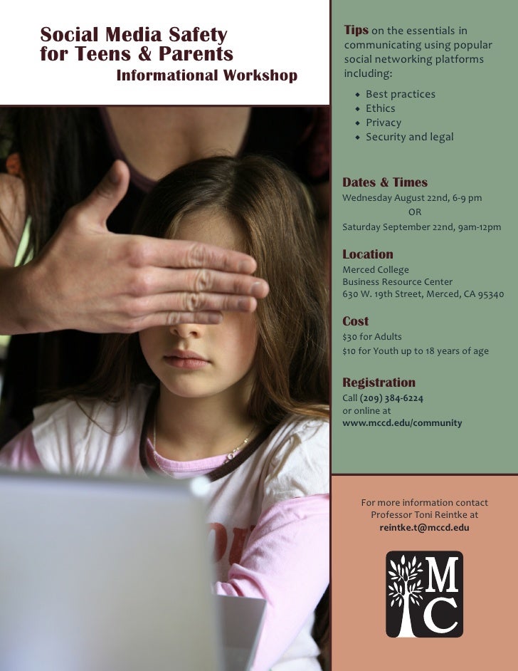 Social Media Safety Flyer
