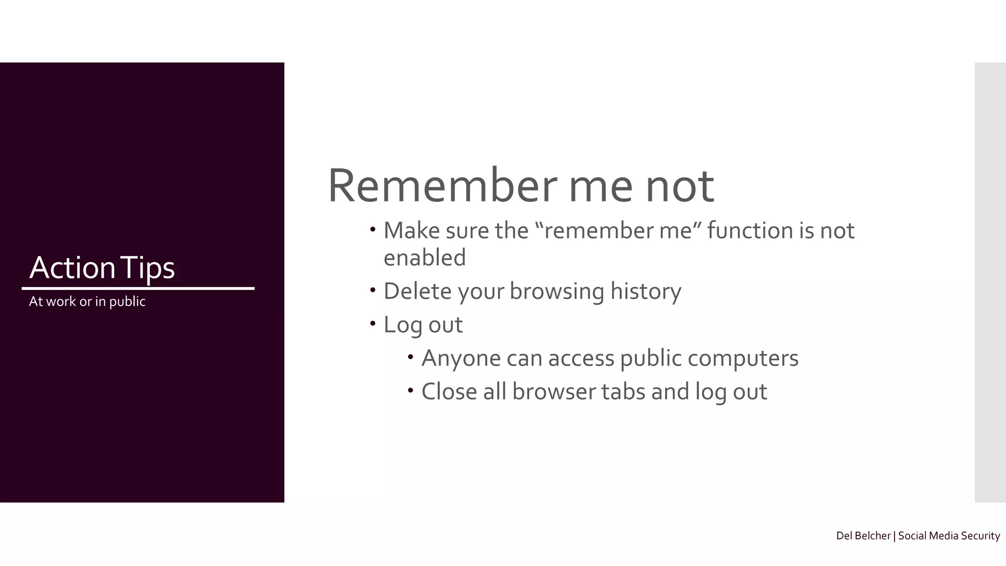 Social Media Security | PPTX