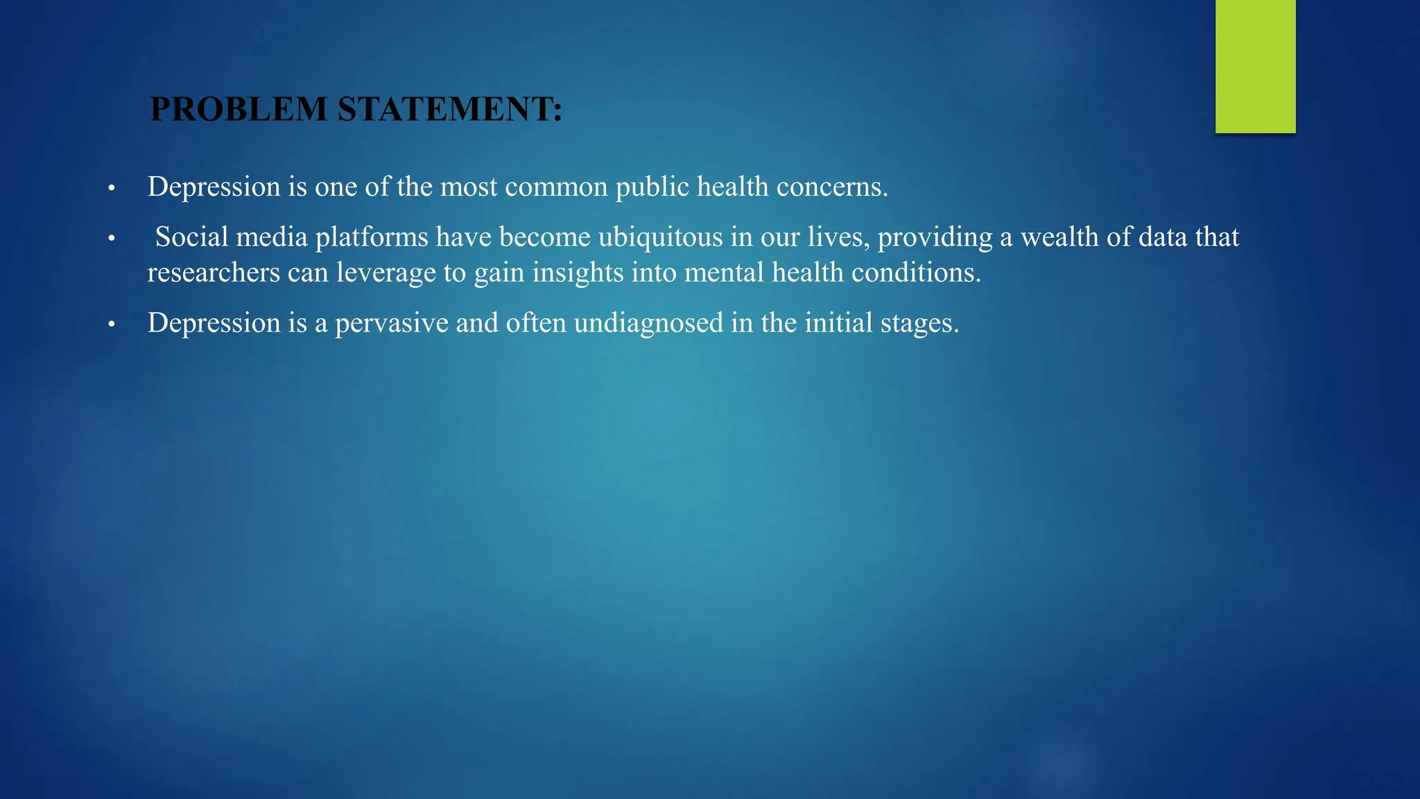 Social Media Sentiment Analysis fro Depression detection Using Machine ... Social Media Sentiment Analysis fro Depression detection Using Machine ...