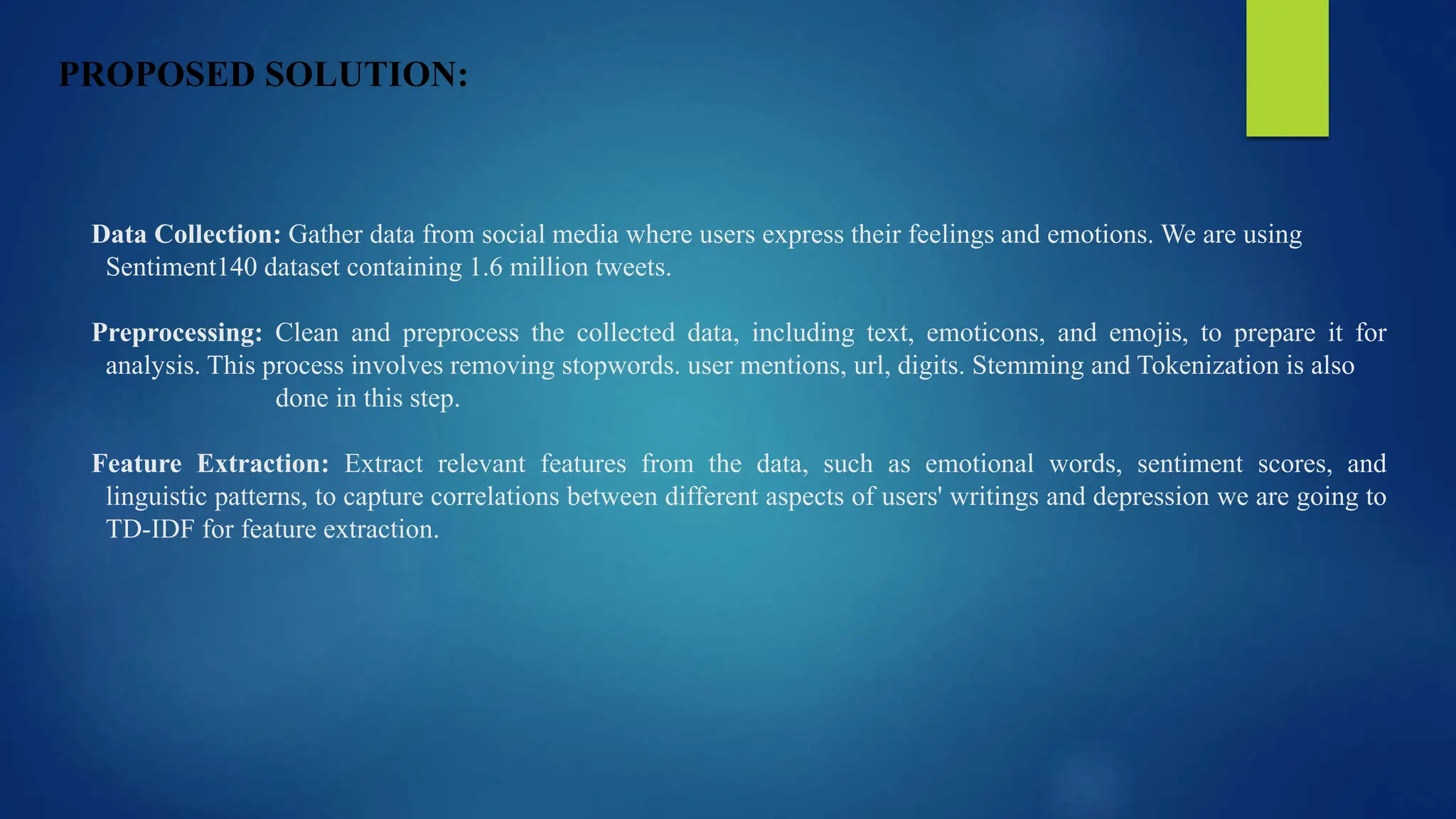 Social Media Sentiment Analysis fro Depression detection Using Machine ... Social Media Sentiment Analysis fro Depression detection Using Machine ...