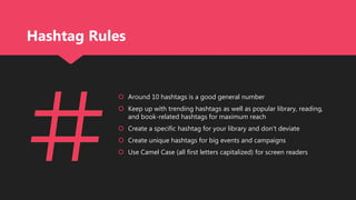 Mastering Instagram | Social Media for Libraries (3) | PPT