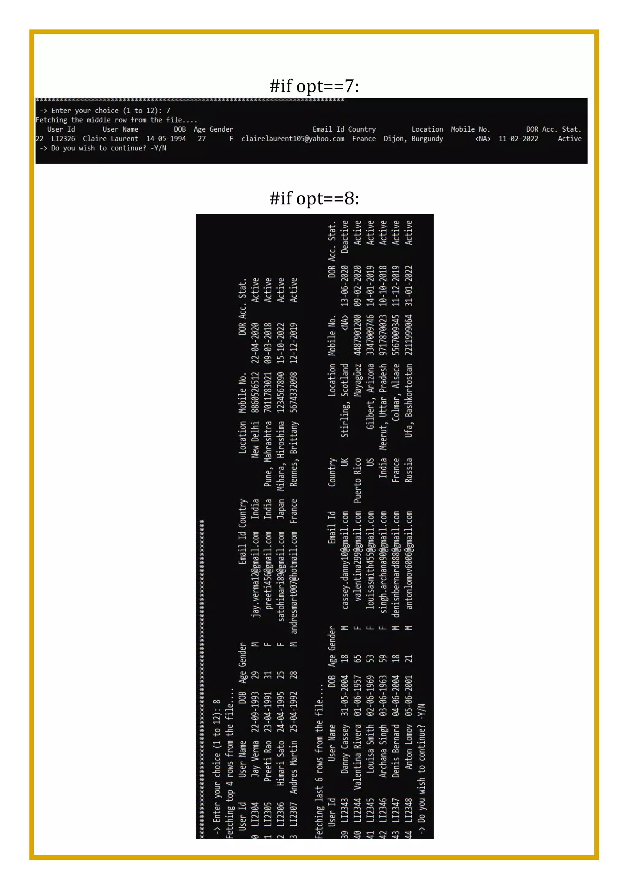 Social Media Site User Management System Class 12th Informatics ...