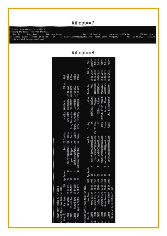 Social Media Site User Management System Class 12th Informatics ...