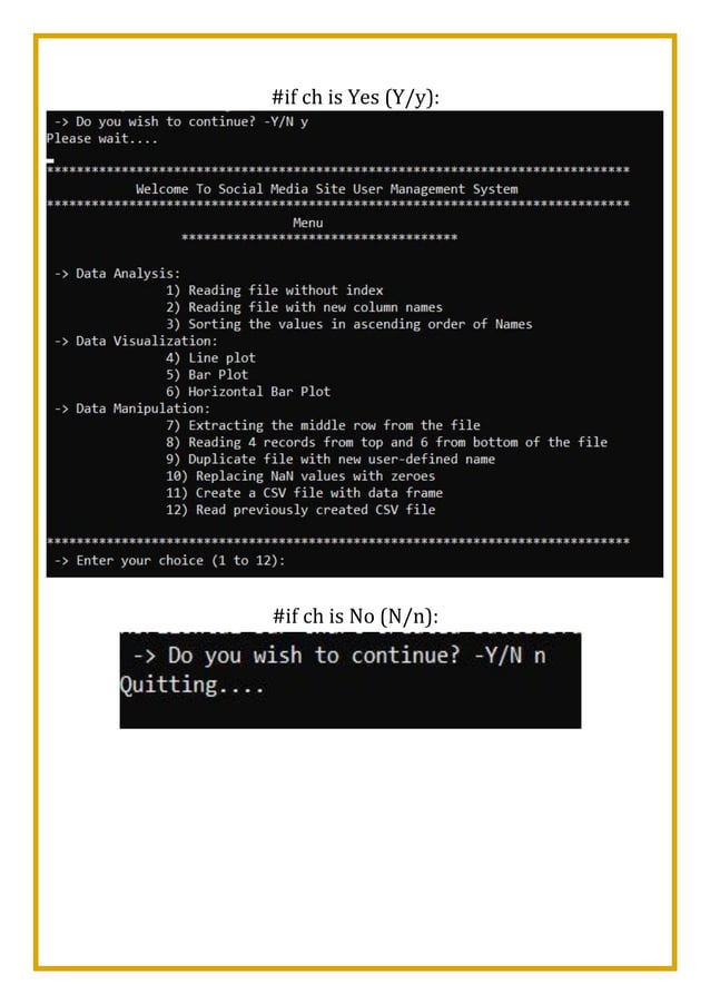 Social Media Site User Management System Class 12th Informatics ...
