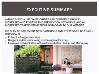 Airbnb Social Media Strategy | PPT