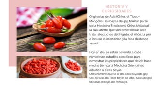 Bayas de goji: ¿Conoces todas sus propiedades? | PDF