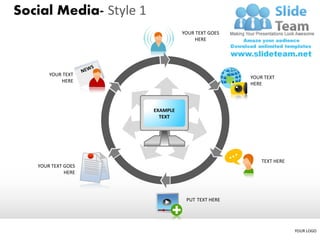 Social media style 1 powerpoint presentation slides ppt templates | PDF ...