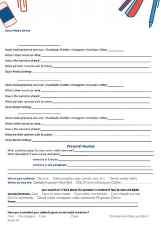 Social Media Survey | PDF