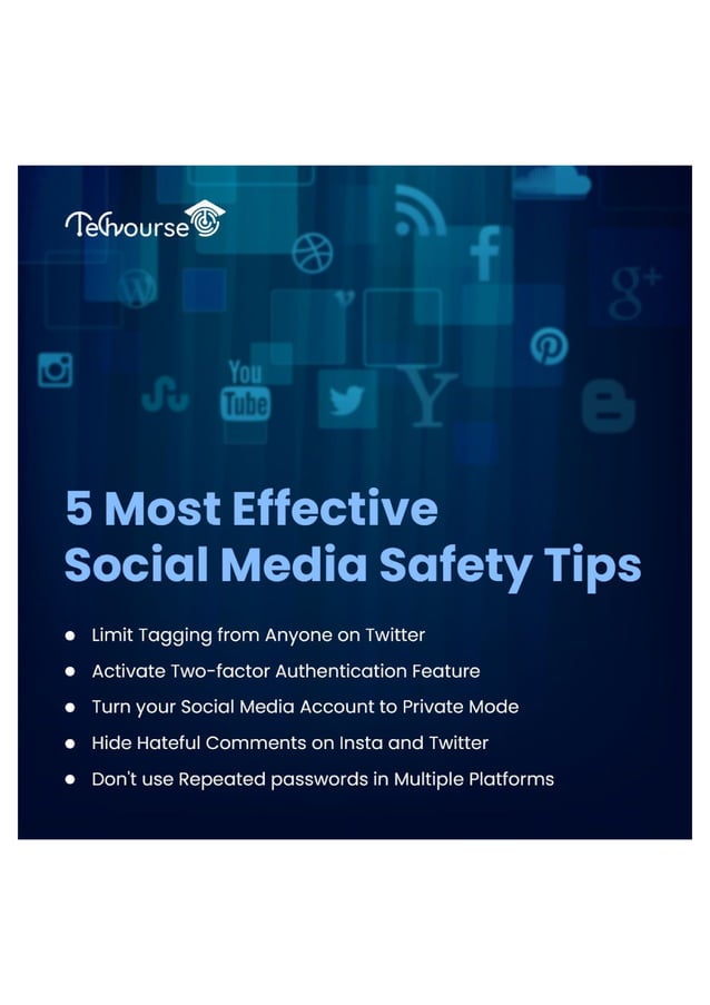 5 Most Effective Social Media Safety Tips | PDF