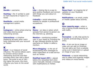 SWBH Trust Social media toolkit | PPT