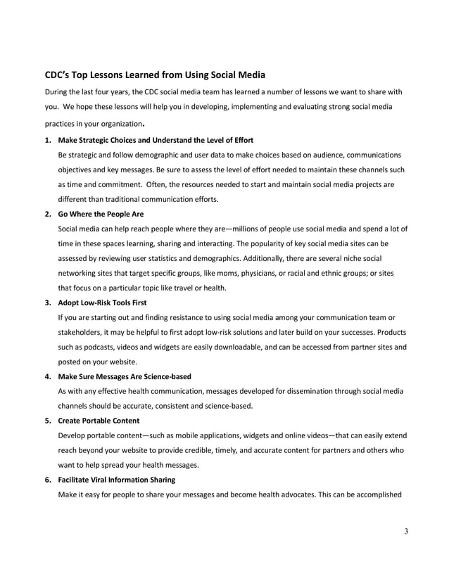 CDC's Health Communicator's Toolkit | PDF