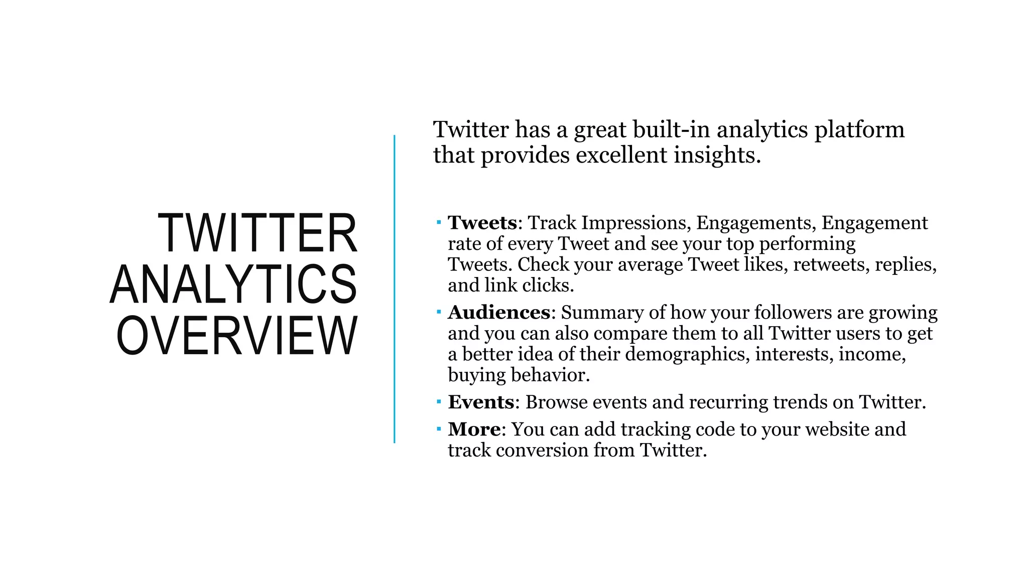 Social Media Workshop: Twitter Overview | PPTX