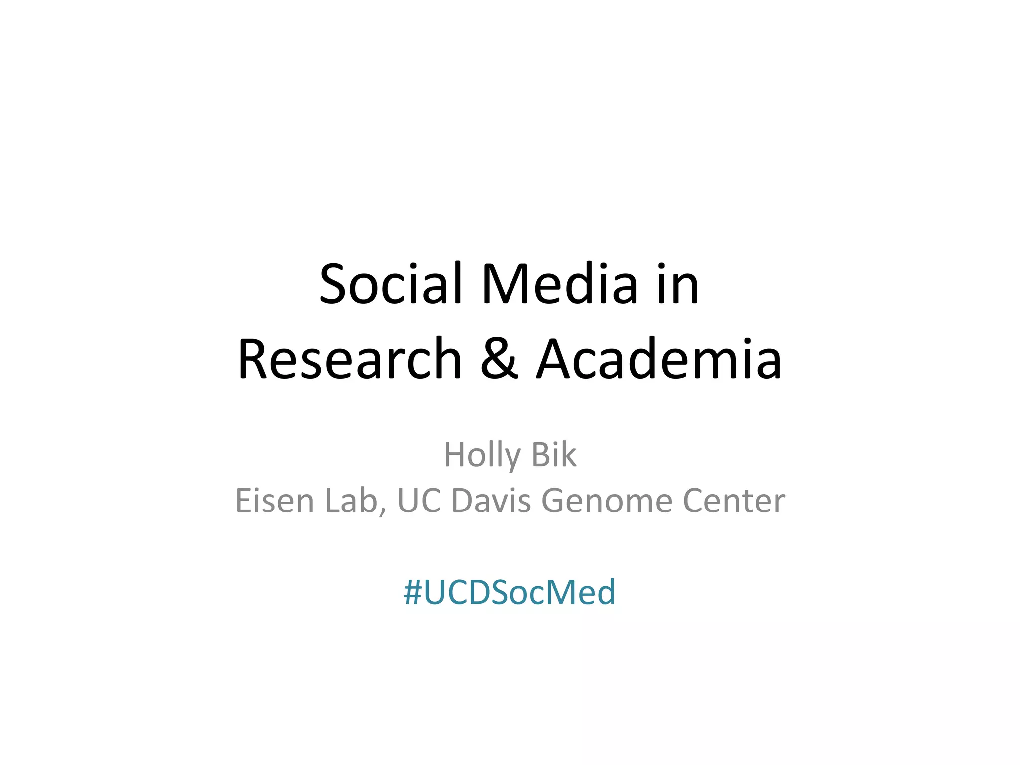Using Social Media in Research | PPTX | Social Networking | Internet