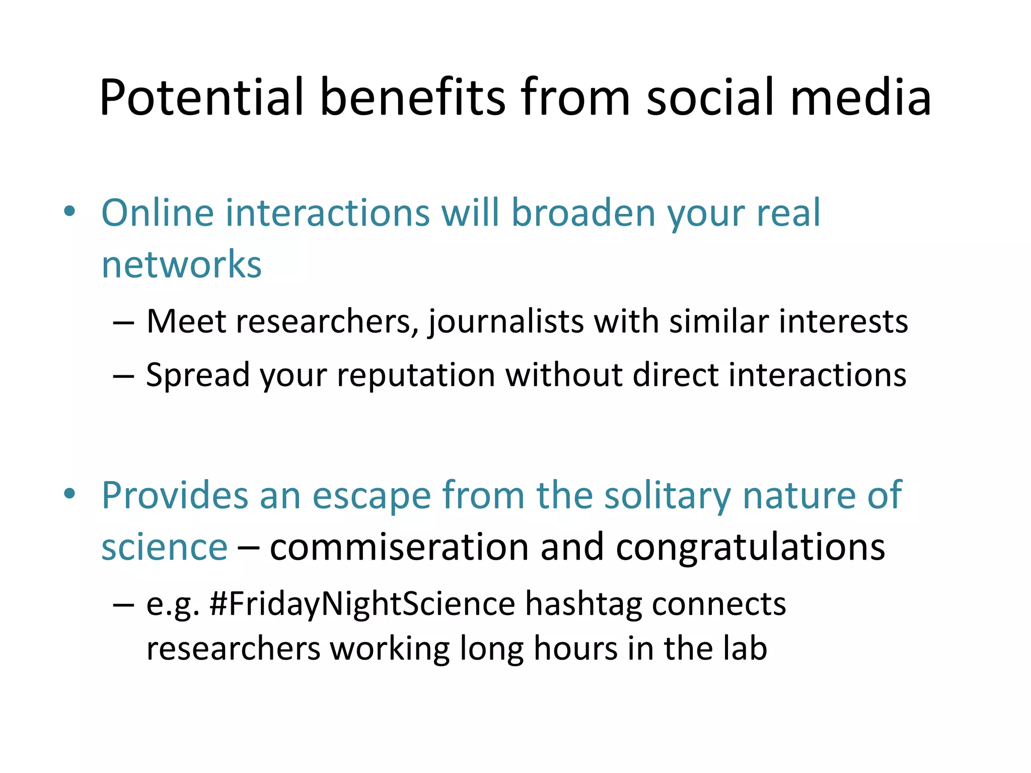 Using Social Media in Research | PPTX | Social Networking | Internet