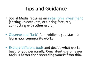 Using Social Media in Research | PPT