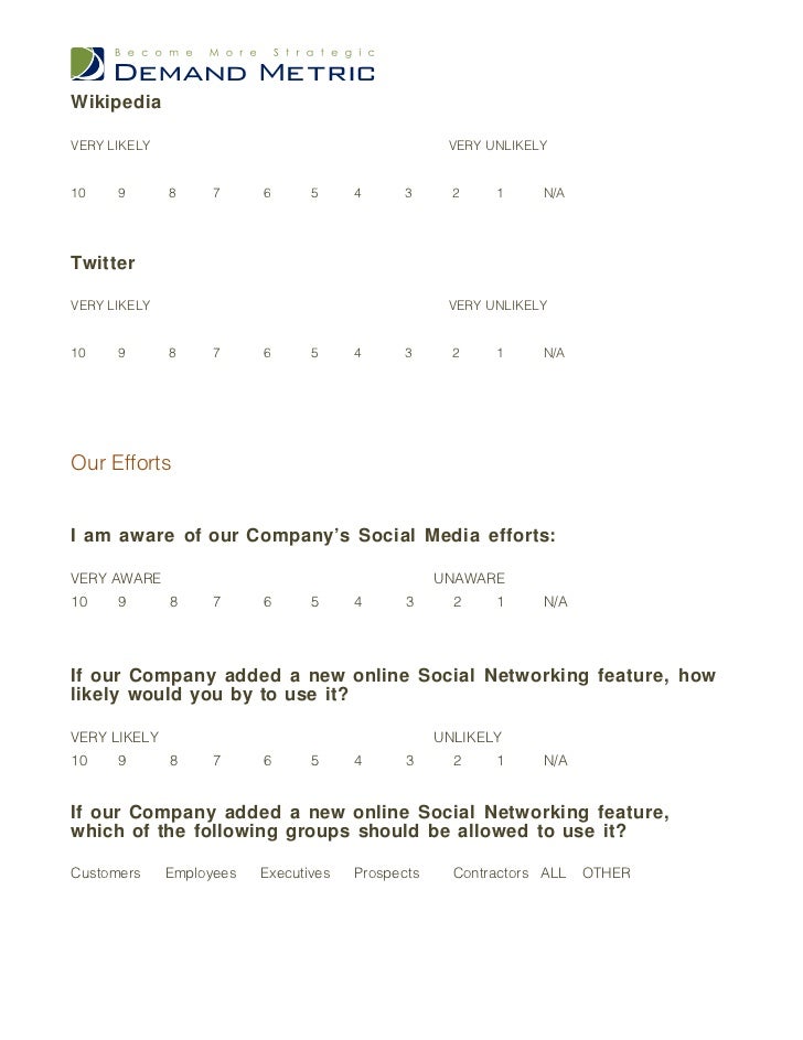 Social Media Usage Survey social-media-usage-survey