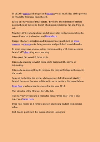 Social Media VFX Lives Of Hollywood | PDF