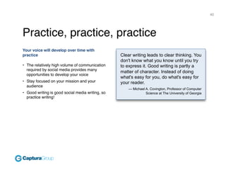 Finding Your Social Media Voice | PPT