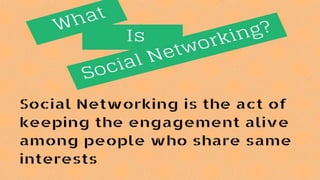 Social Media VS Social Networking | PPTX