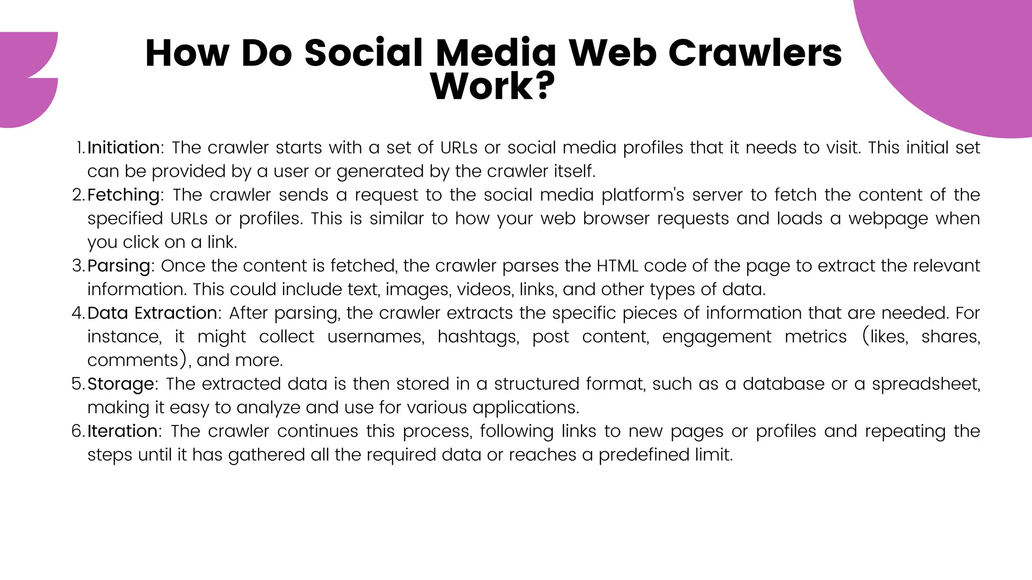 What is a Social Media Web Crawler and How Do Work? | PDF