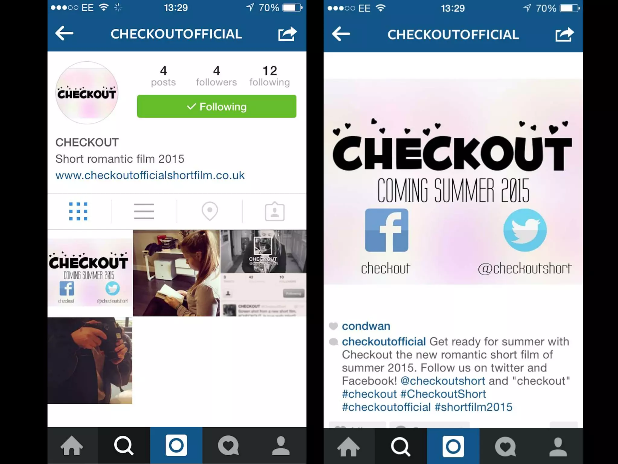 Creating our Twitter, Instagram and Facebook | PPTX