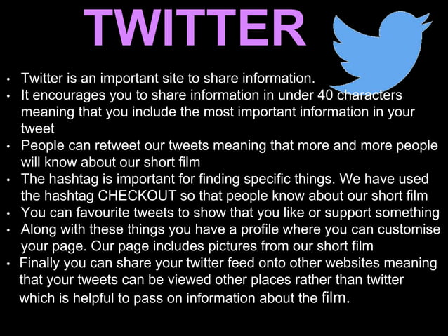 Creating our Twitter, Instagram and Facebook | PPTX