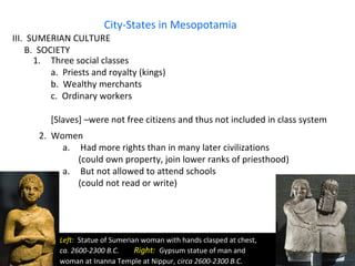 (Social) Mesopotamian Civilization | PPT