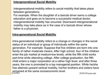 Social Mobility: Concepts and Types | PPTX