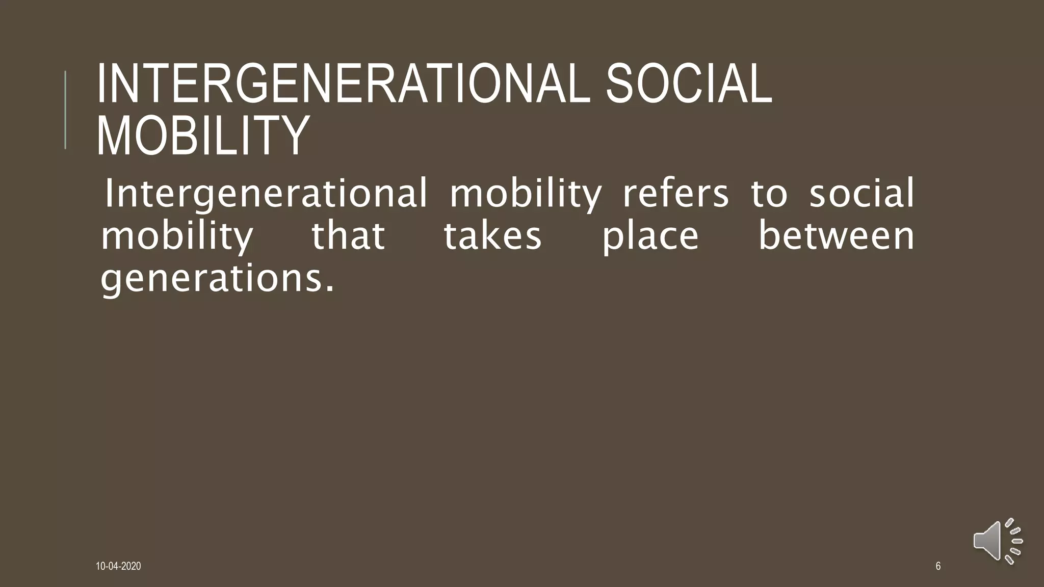 Social mobility and types | PPT