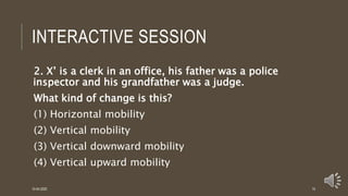 Social mobility and types | PPT