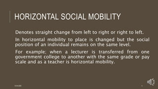 Social mobility and types | PPT