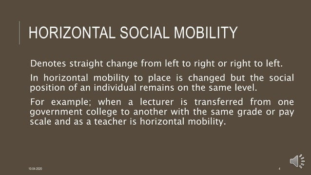 Social mobility and types | PPT