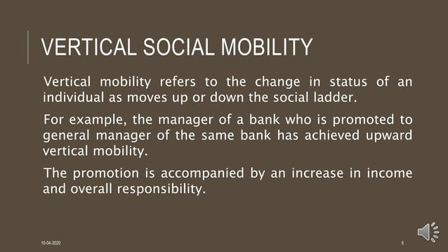 Social mobility and types | PPT