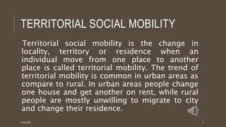 Social mobility and types | PPT