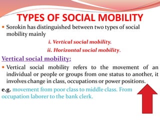 Social mobility by suvojit ghosh | PPTX