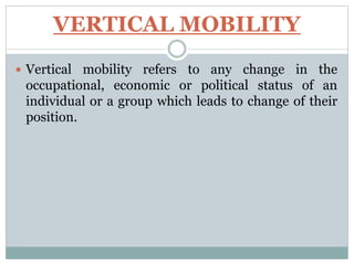 Social mobility dr rahul | PPT
