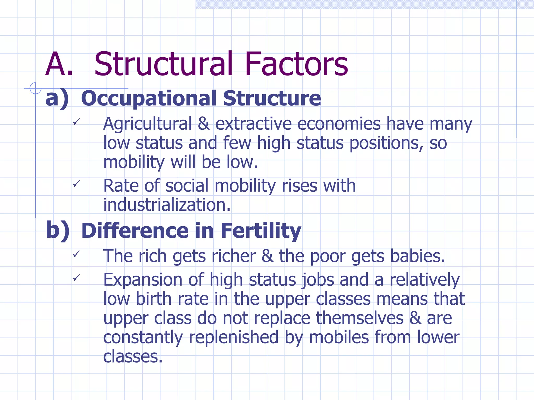 Social Mobility Its Nature And Determinents | PPT