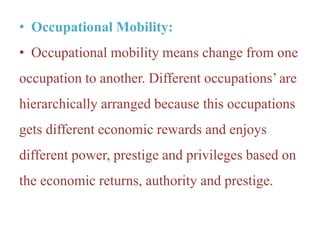 Social mobility ppts | PPT