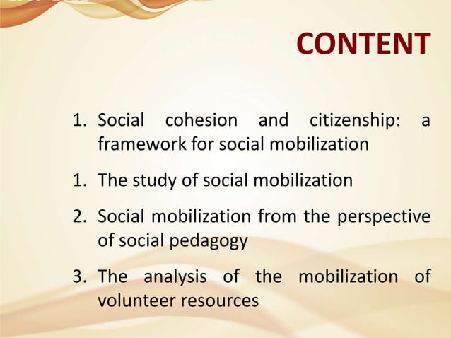 Social mobilization | PPTX