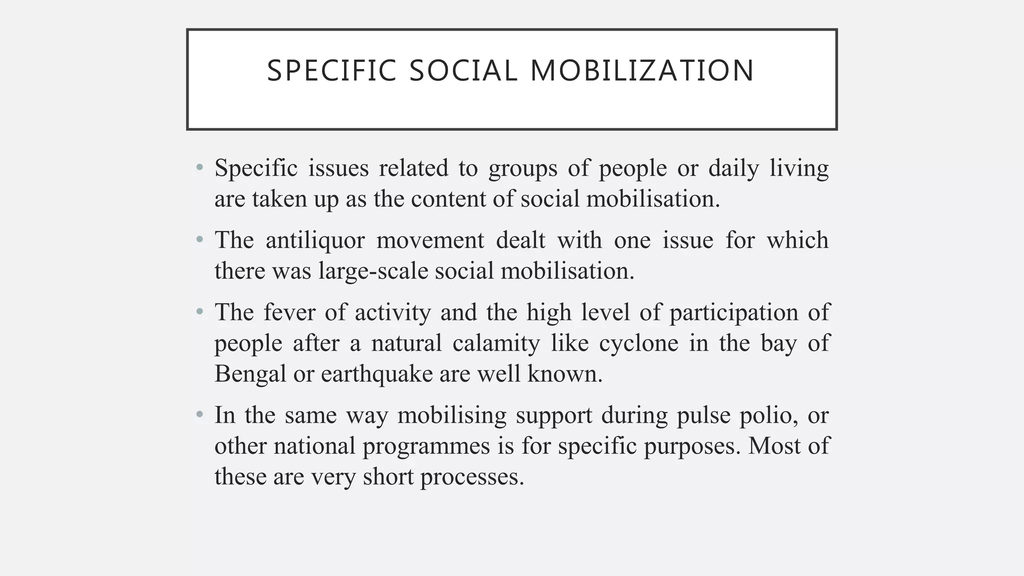 Social mobilization | PPTX