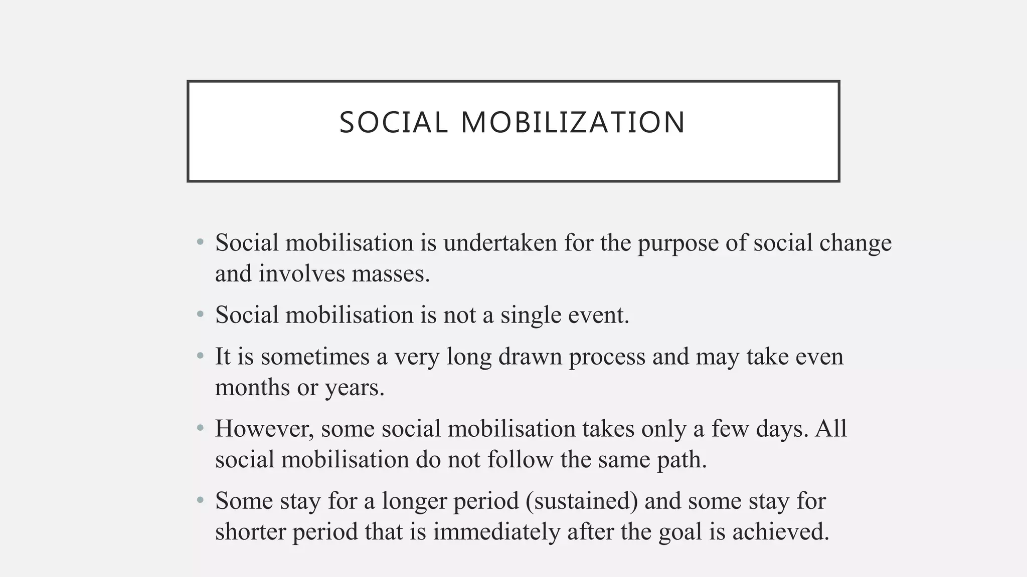 Social mobilization | PPTX
